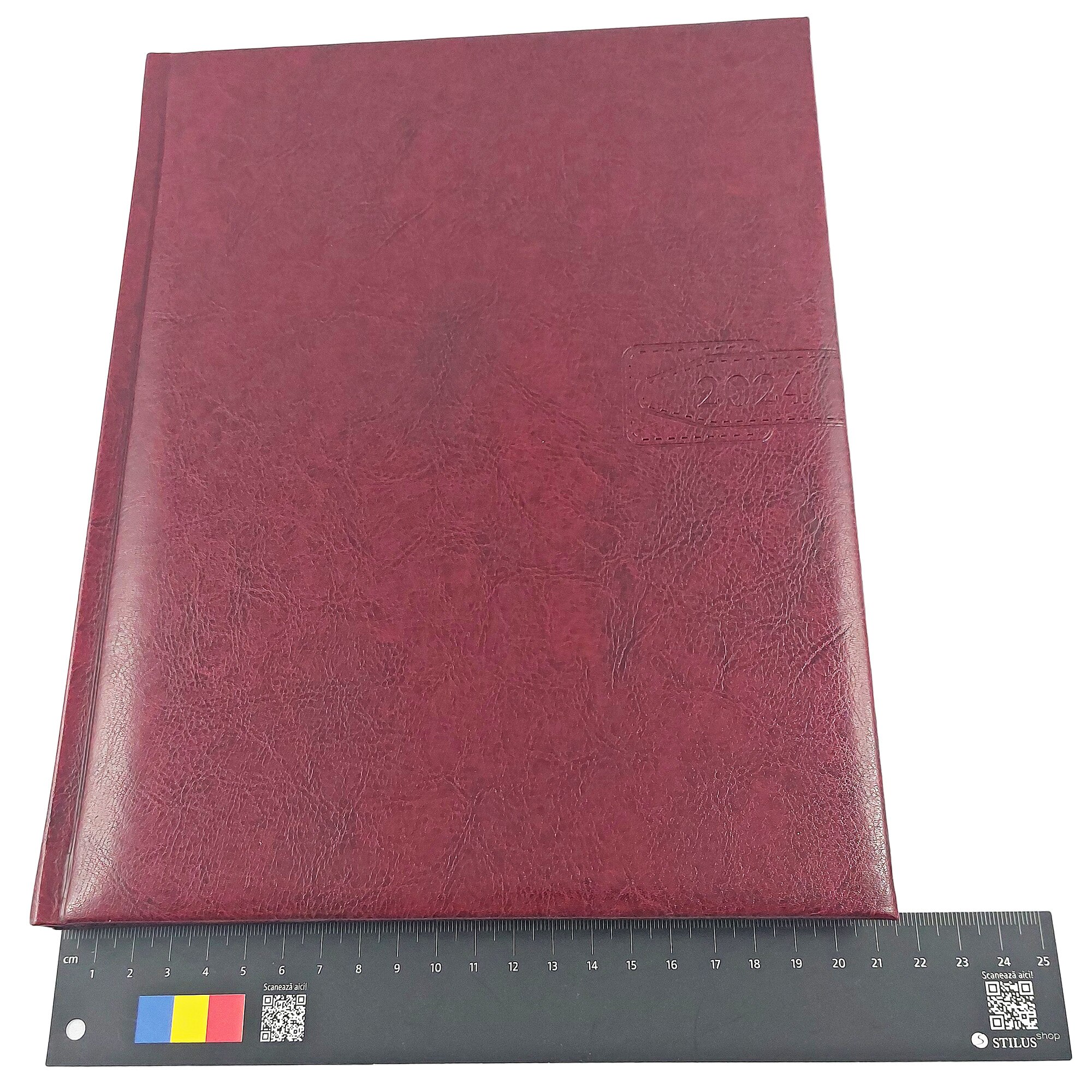 Agenda datata 2024 pentru programari, format A4, 21 x 27 cm, cu 152 ...