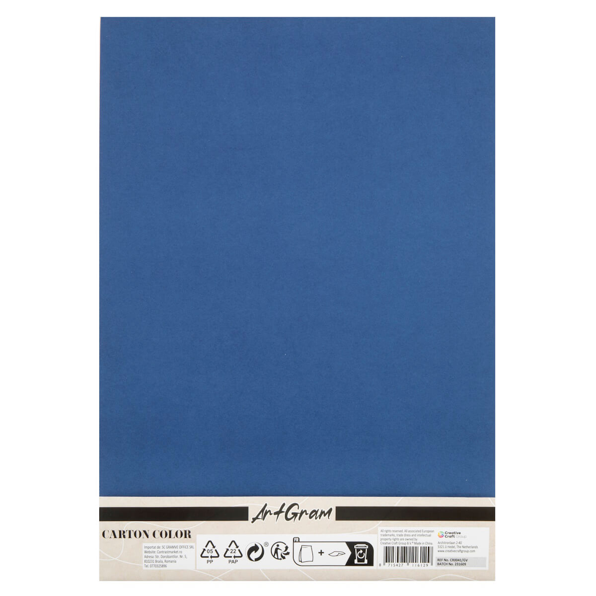 Set 50 buc carton color A4 220 gr 10 culori - eMAG.ro