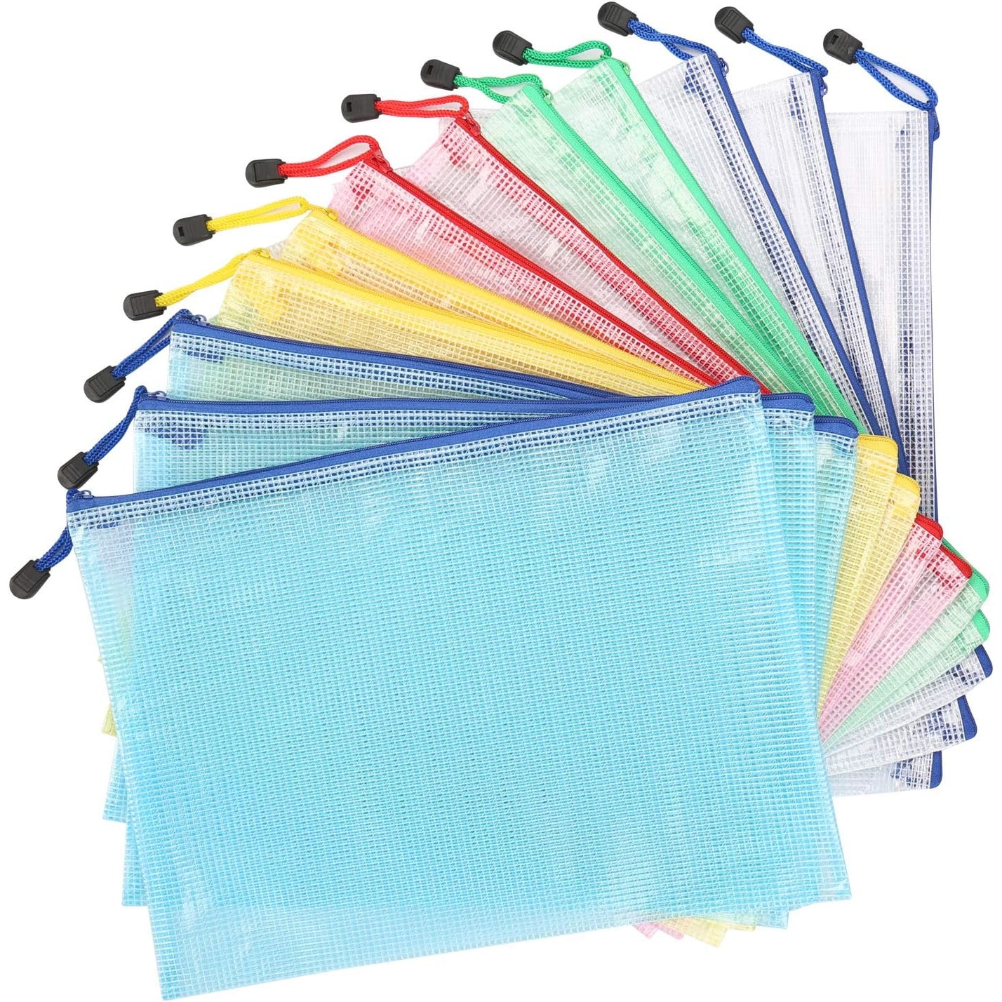 Set 12 mape documente, longziming, PVC, A4, Multicolor - eMAG.ro