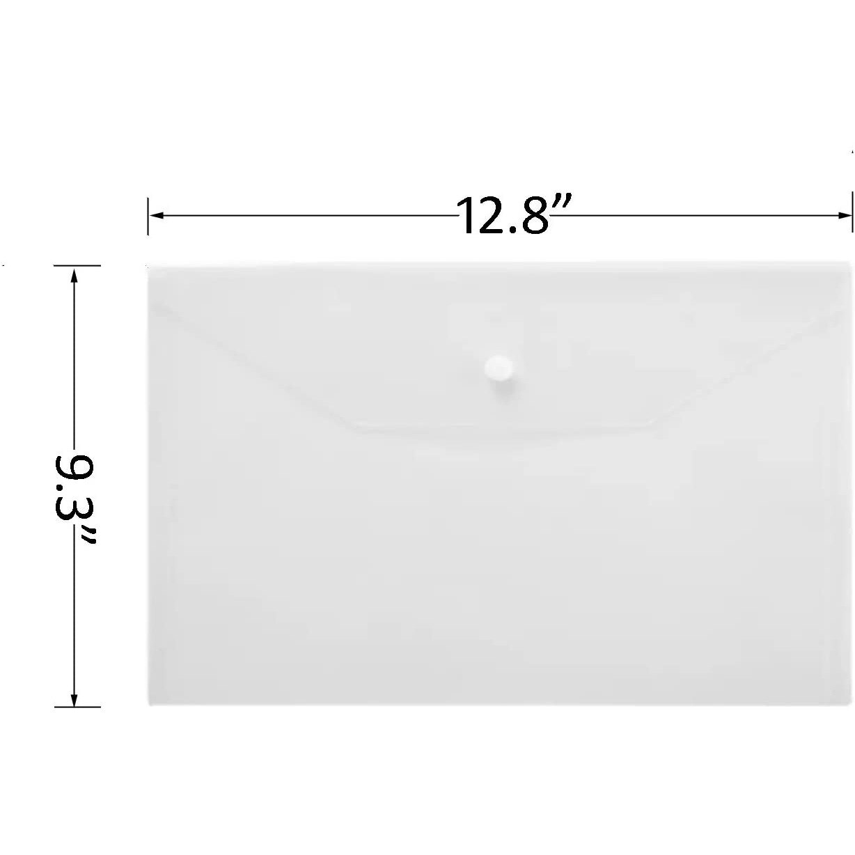Set 10 mape documente, longziming, Plastic, A4, Transparent - eMAG.ro