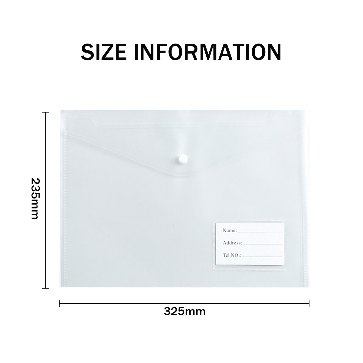 Set 10 mape documente, longziming, Plastic, A4, Transparent - eMAG.ro