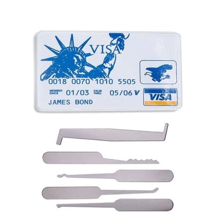 Set scule lacatus, Otel, 5 piese, Argintiu - eMAG.ro