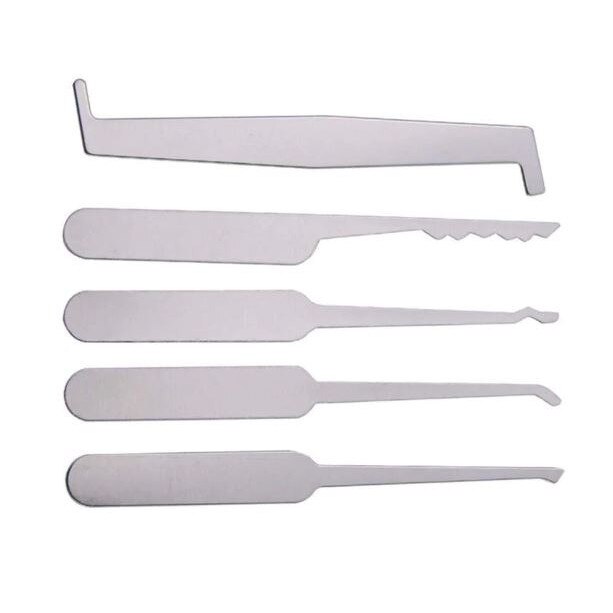 Set scule lacatus, Otel, 5 piese, Argintiu - eMAG.ro