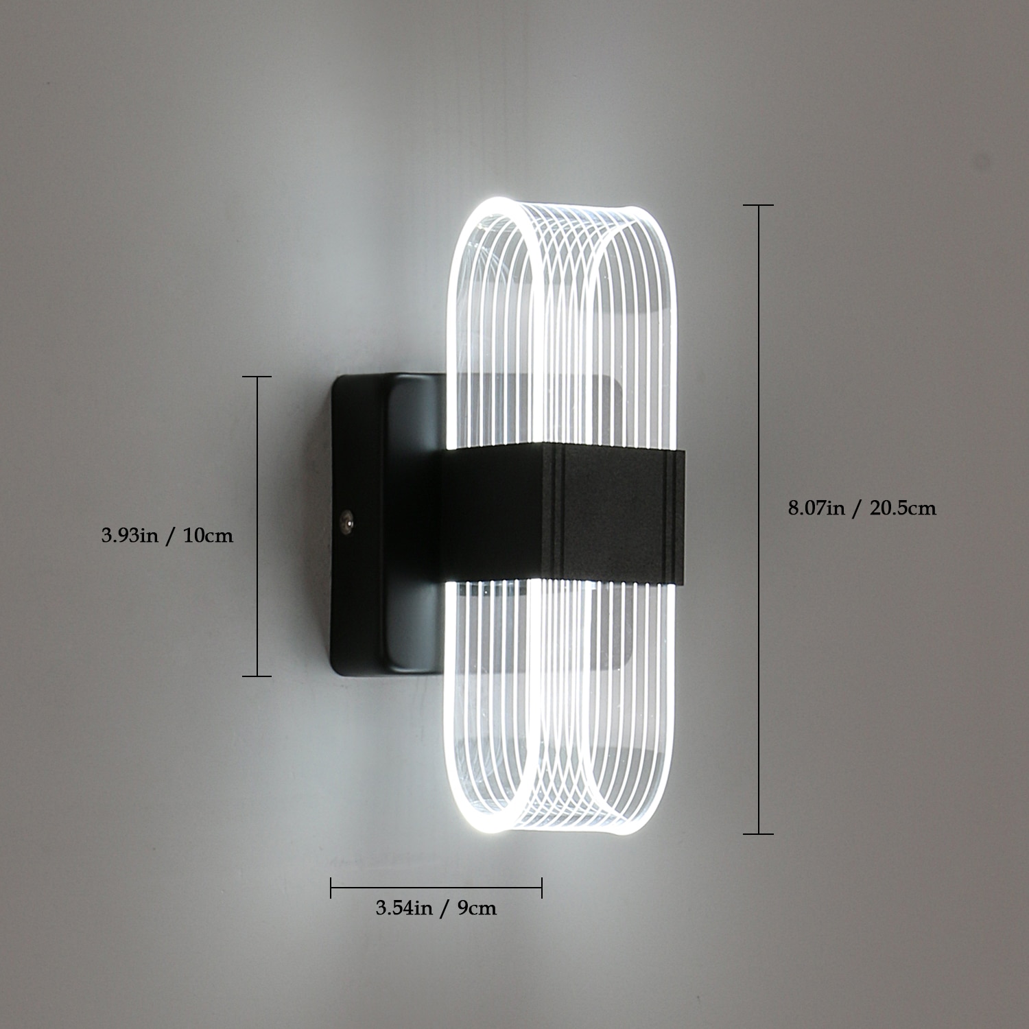 Lampa De Perete Led Reglabila De Interior, Toolight, 12w, 20x10x9cm ...