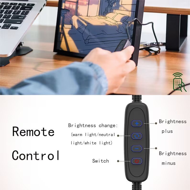 Tablou iluminat LED elegant pentru pictura in lumina artistica ...