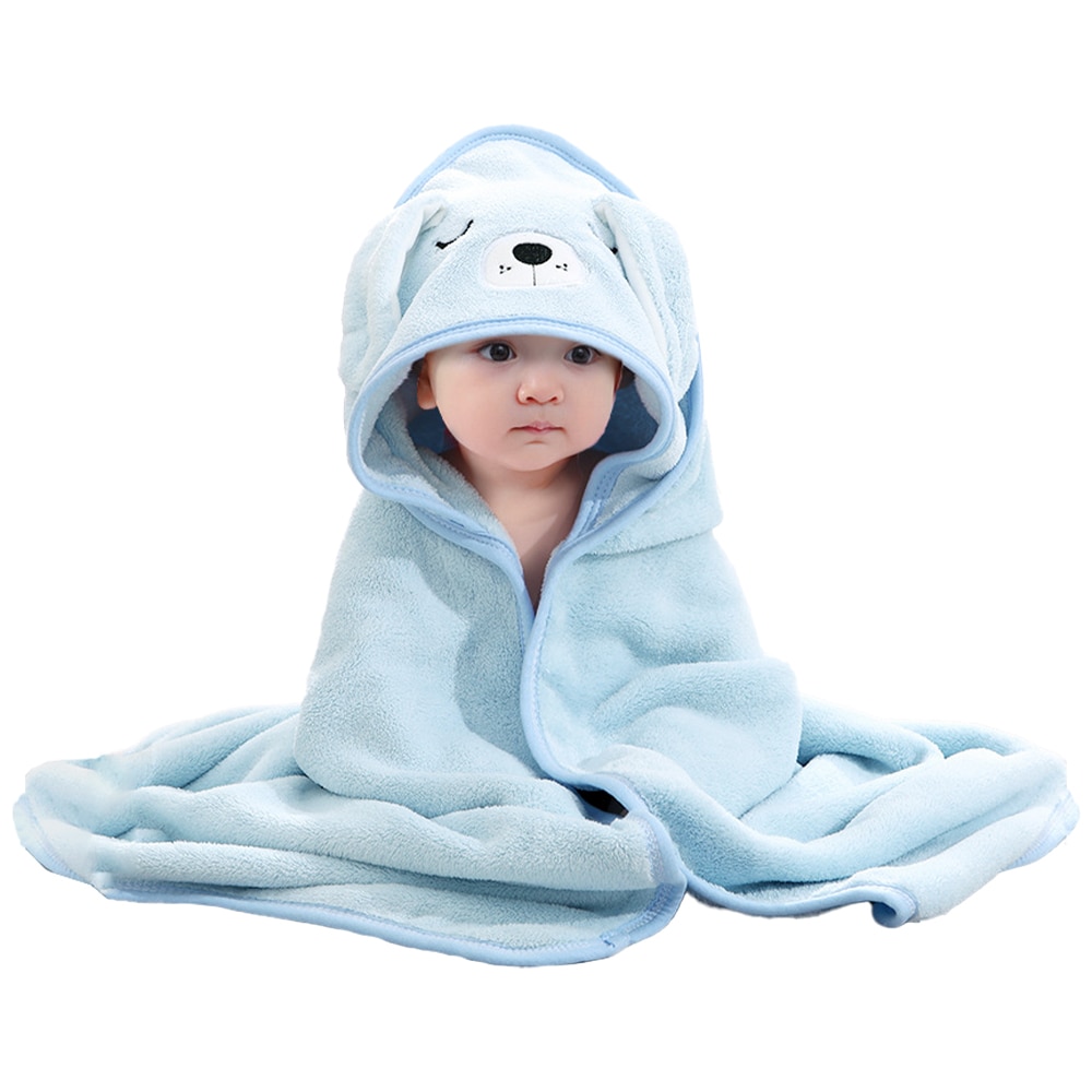 Prosop de Baie cu Gluga pentru Bebelusi, Yefound®, Super Absorbant ...