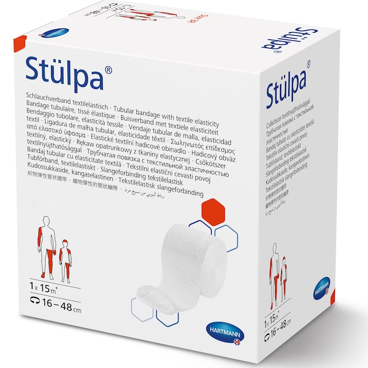 Bandaj tubular Hartmann, Stulpa 8R, 24 cm x 6 m - eMAG.ro