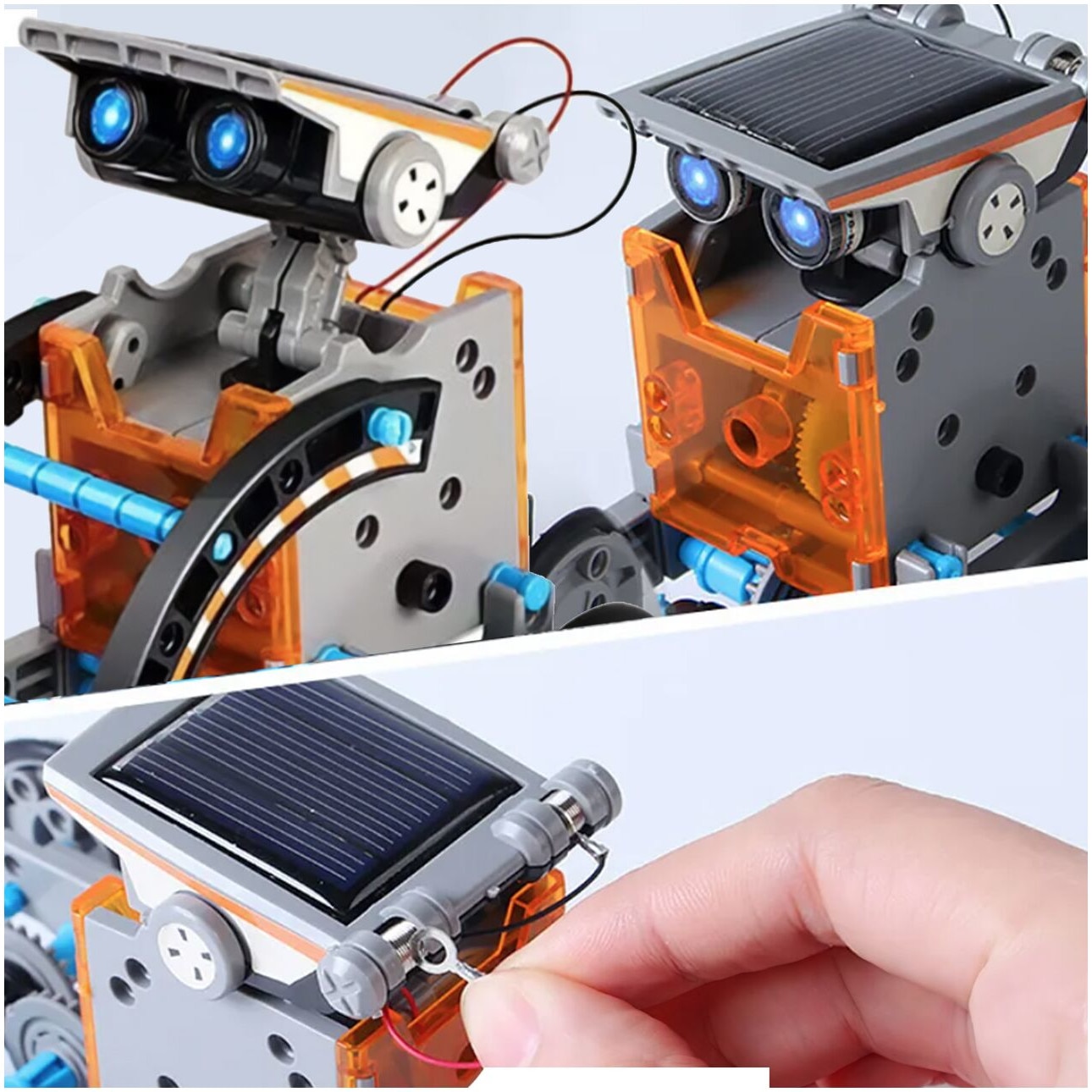 Kit constructie Solar Robot SOLTOY® 13 in 1, educational si distractiv ...