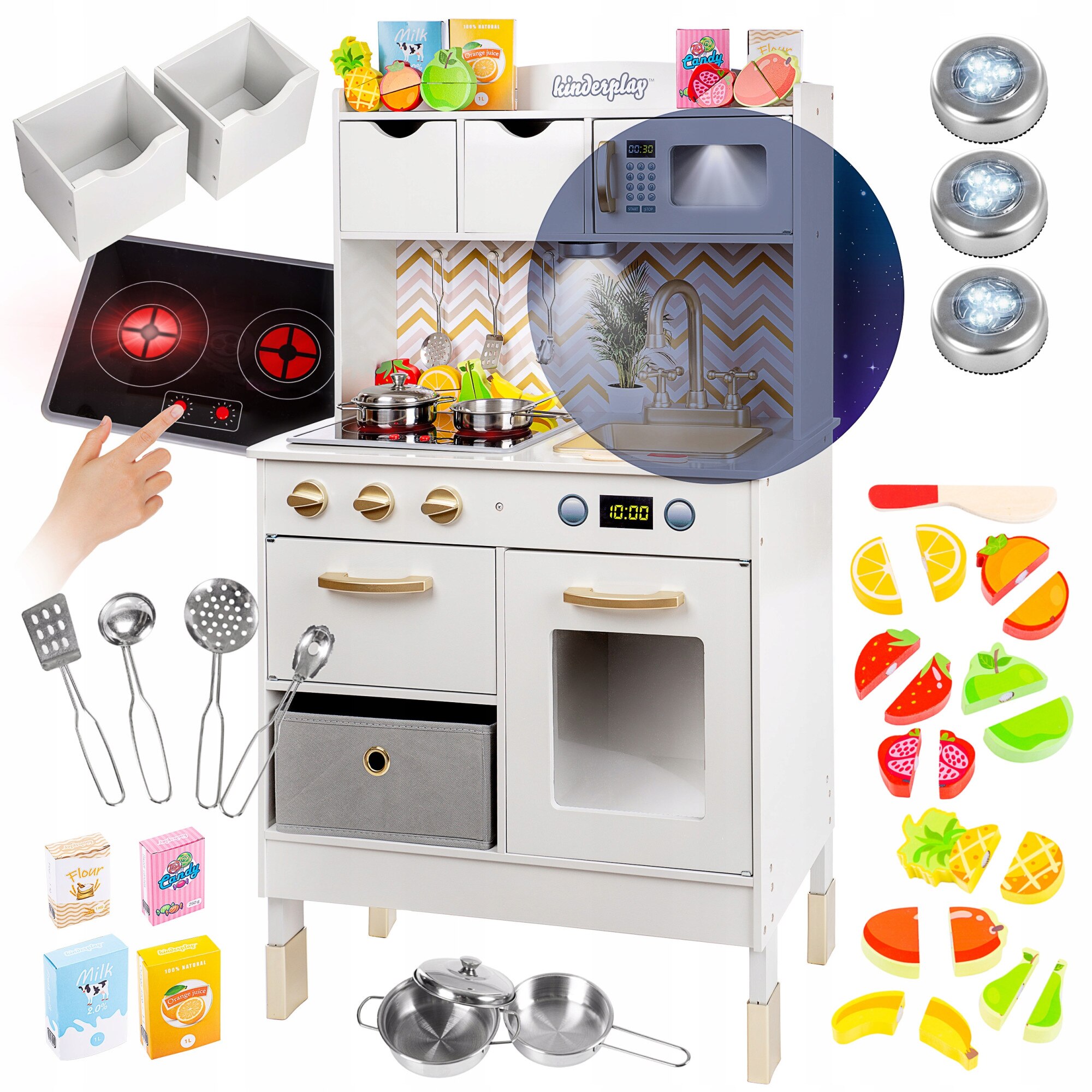 Bucatarie Pentru Copii, Din Lemn, Pe Picioare - eMAG.ro