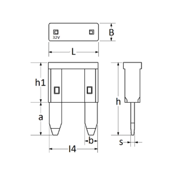 Set 10 sigurante auto Mini 32V Restagraf, 10A, rosu - eMAG.ro