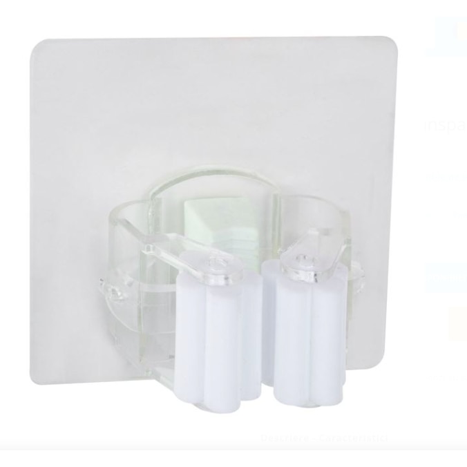 Carlig autocolant transparent sustinere maturi, mopuri - eMAG.ro