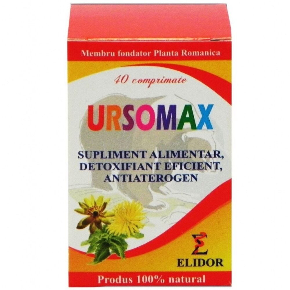 UrsoMax (Detoxifiant, Anti-aterosclerotic, Diuretic, Anti-colesterol ...