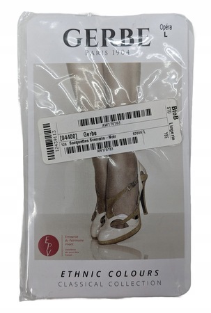 Дамски чорапи, Gerbe Paris, Найлон, Черни, 40-41 EU - eMAG.bg