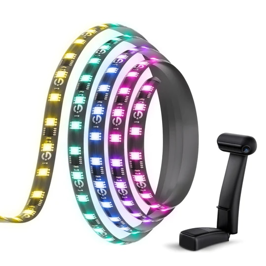 Banda LED RGBIC inteligenta pentru TV Govee H605C Envisual TV Backlight ...