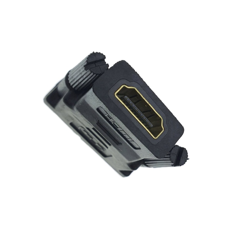 Adaptor Bidirectional DVI 24+5p de la Conector TATA la HDMI MAMA, Negru - eMAG.ro