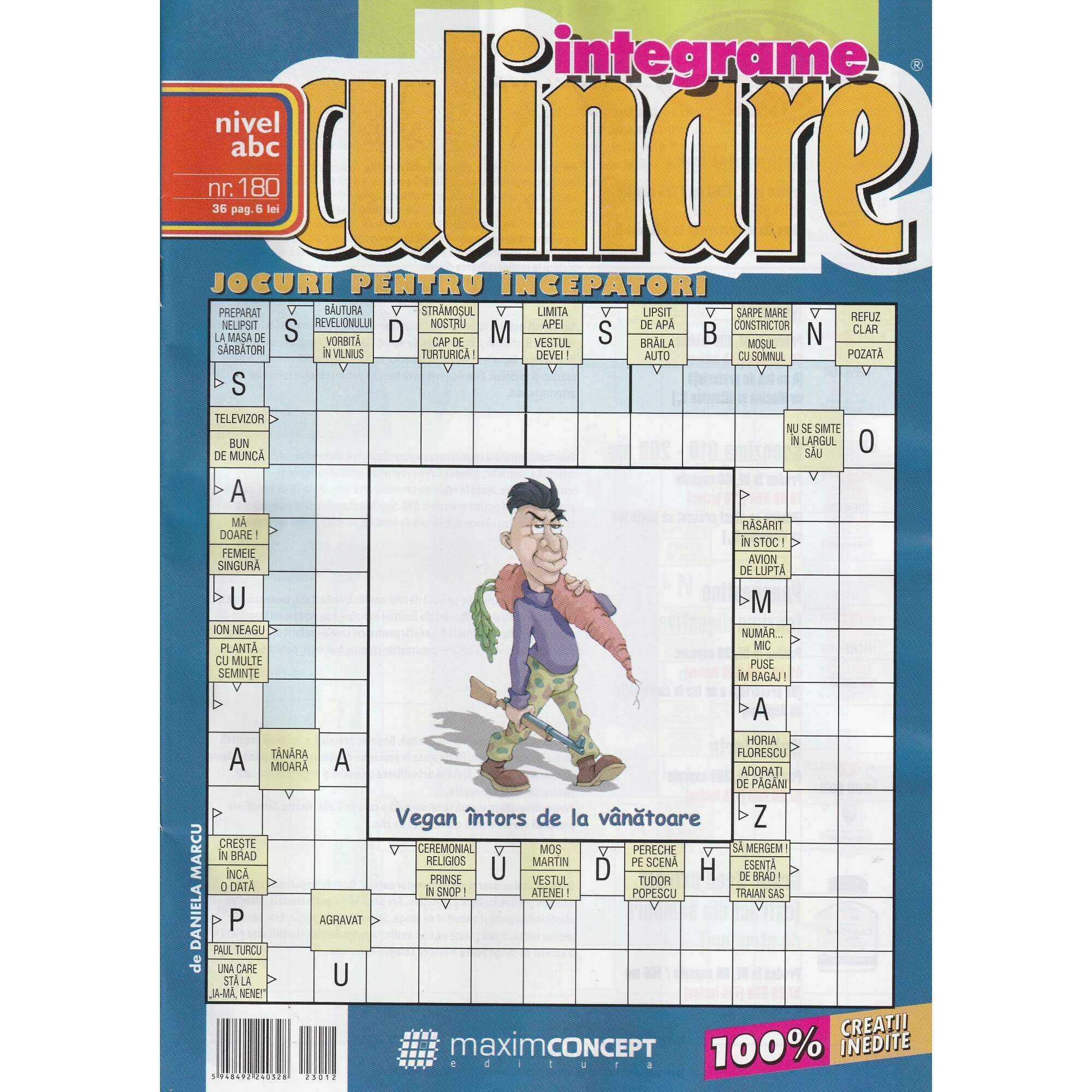 Integrame culinare 180 - nivel usor, Maxim - eMAG.ro