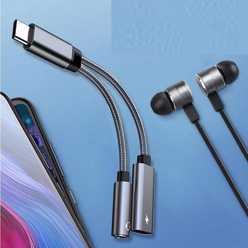 Adaptor pentru casti USB-C, Negru - eMAG.ro