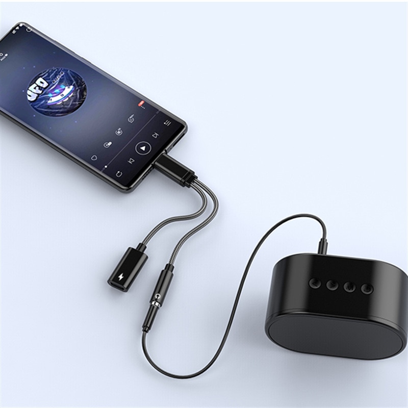 Adaptor pentru casti USB-C, Negru - eMAG.ro