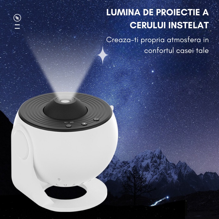 Proiector pentru camera - galaxii, planete, cer instelat si altele ...