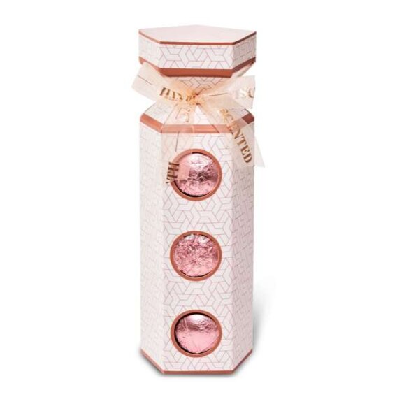 Set bombe de baie parfumate, IDC Institute, Scented Bath Bronze, 3x80 g ...