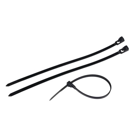 Coliere pentru Cabluri Negre Reutilizabile 20x0.48cm - 45 buc - eMAG.ro