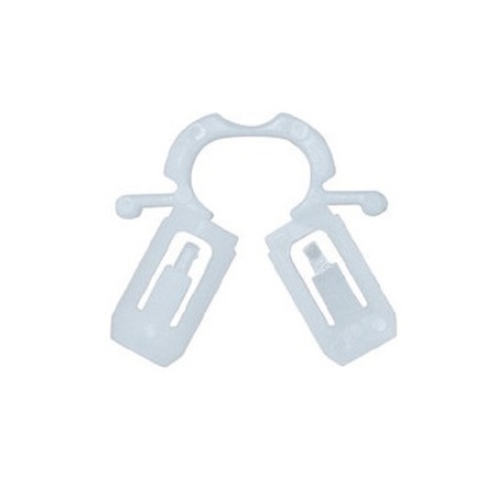 Set 12 agrafe auto Restagraf, 5 mm, nylon, alb, pentru furutun spalator ...