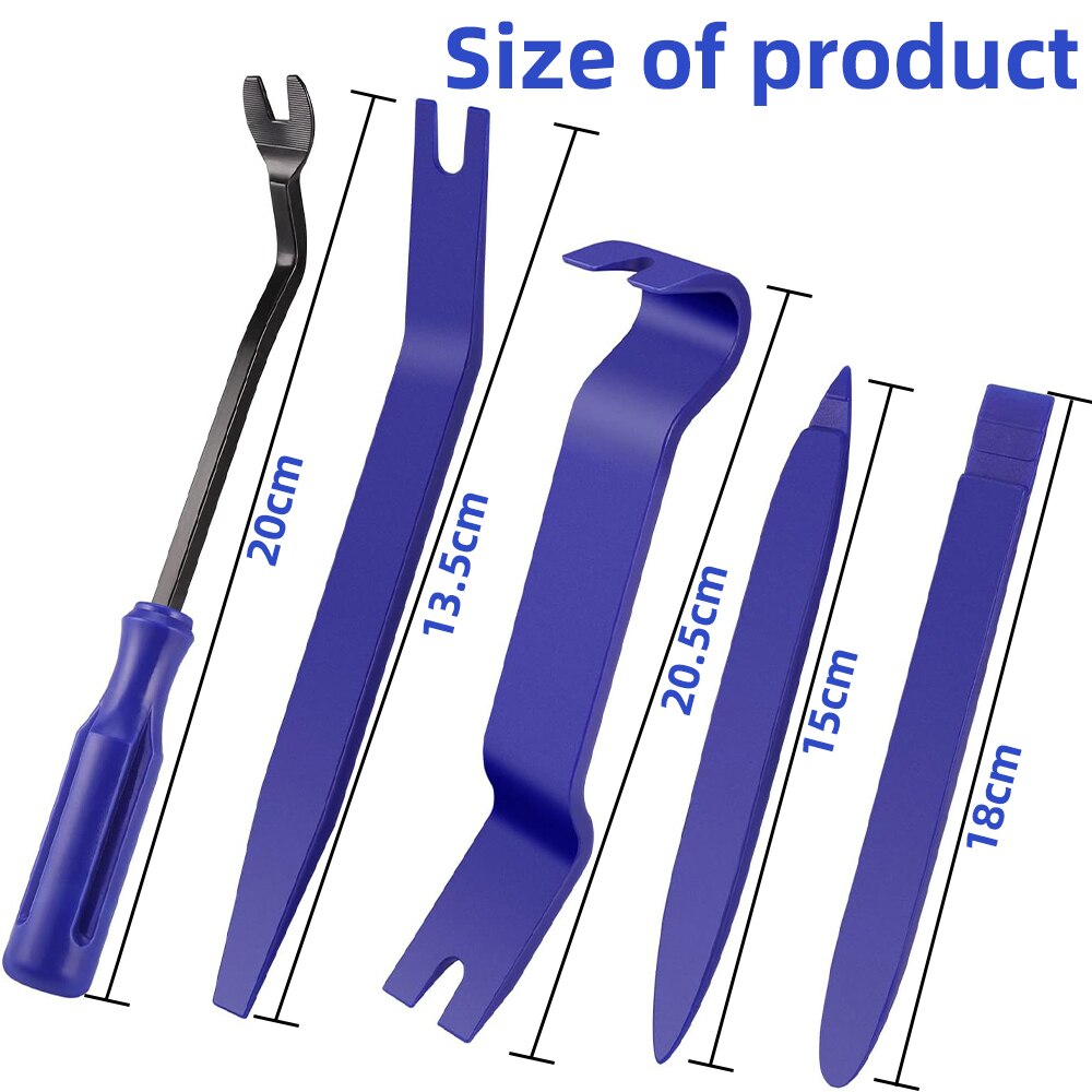 Set 5 Scule pentru demontare interior auto, Yefound®, pentru fete de ...