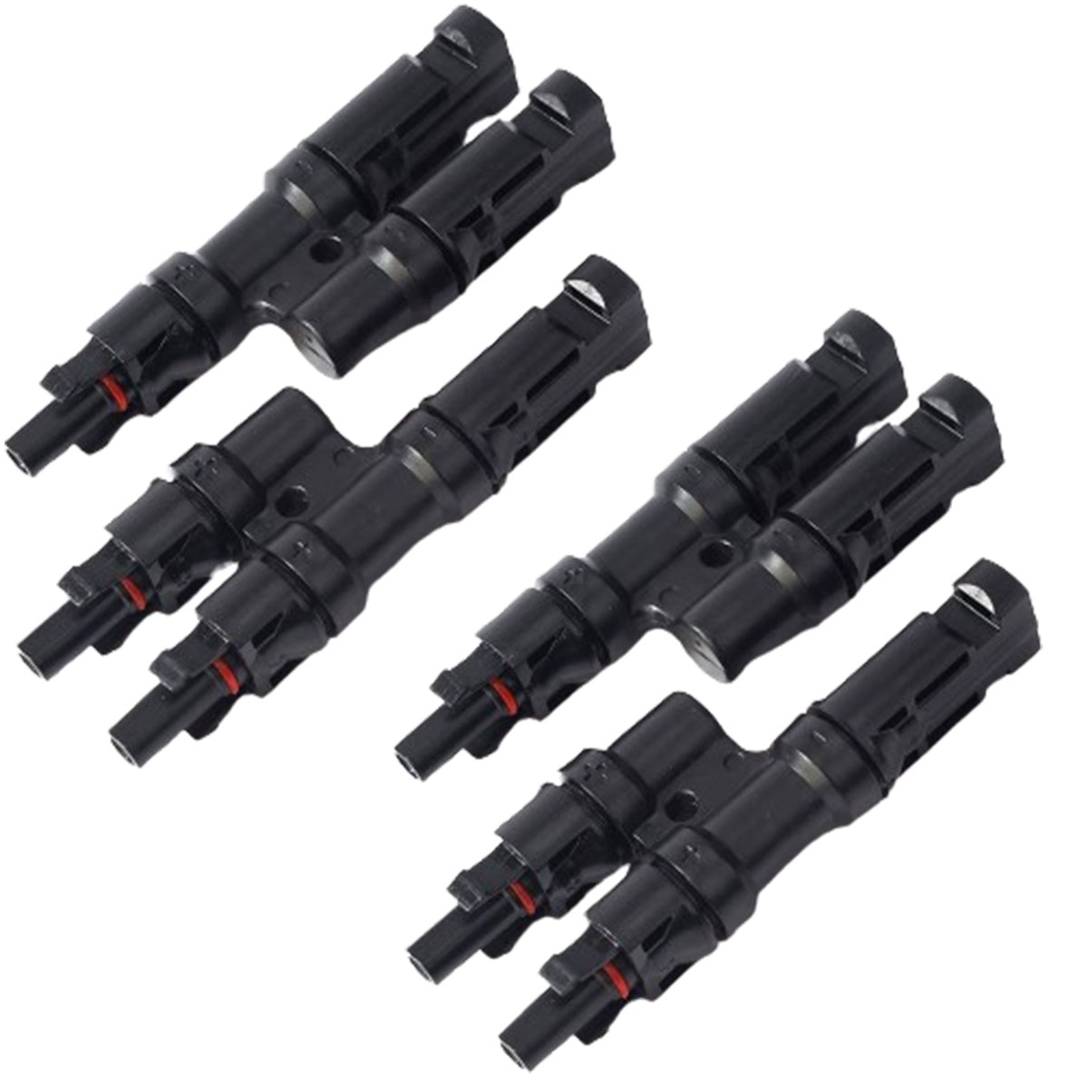 Set 4 Conector MC4, JENUOS, Tata pentru Cablu Solar 4-6 mm, cu Dioda Sens 20A Integrata, OPEN ...