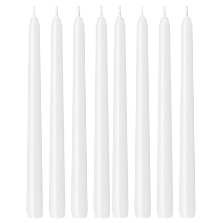 Set de 8 lumanari fara fum de Paste, 25 cm, alb - eMAG.ro