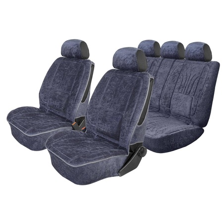 Set huse auto uniprofilate, Atra, Velur, Bleumarin - eMAG.ro