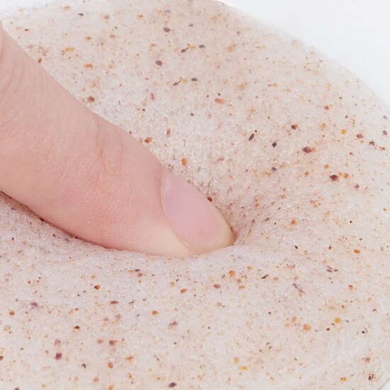 Burete facial, Konjac, Exfoliant, Alb - eMAG.ro