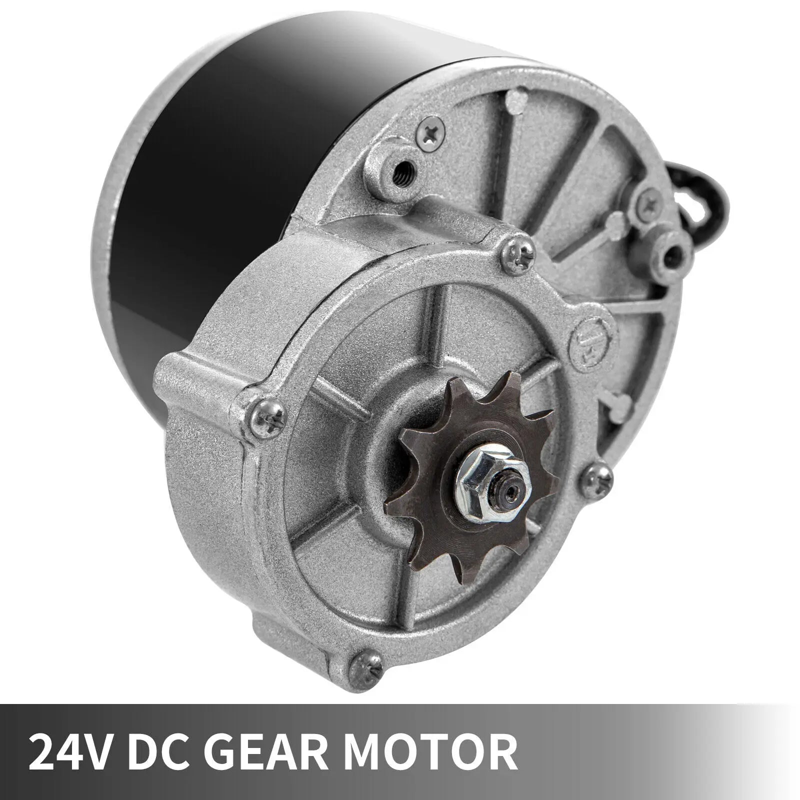 DC мотор, 24V, 350W, 3000rpm, 14A, реверсивен, черен - eMAG.bg