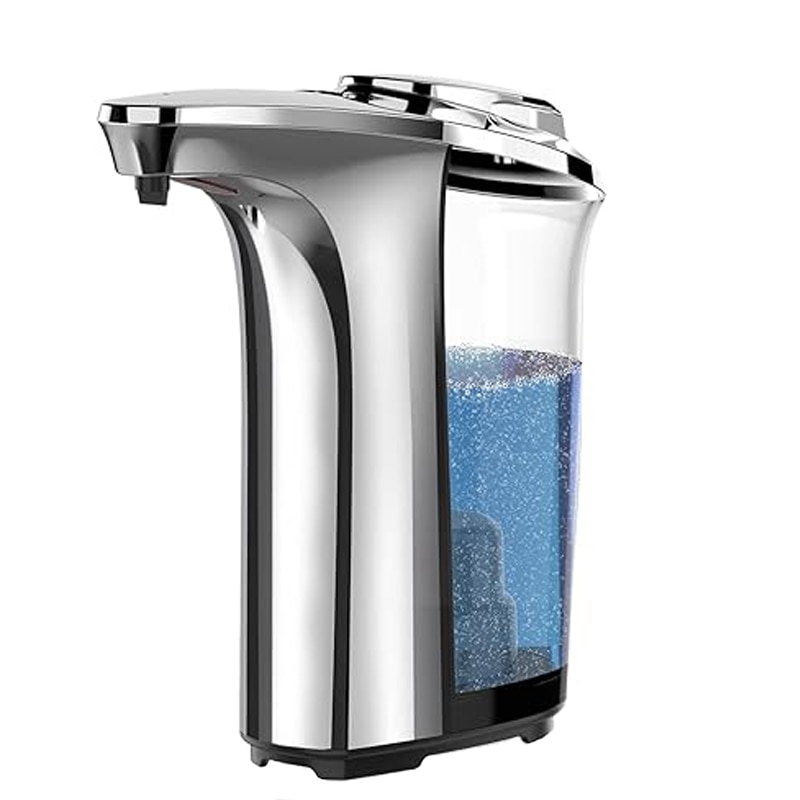 Dispenser automat de sapun, Presoma, 500 ml, Argintiu - eMAG.ro