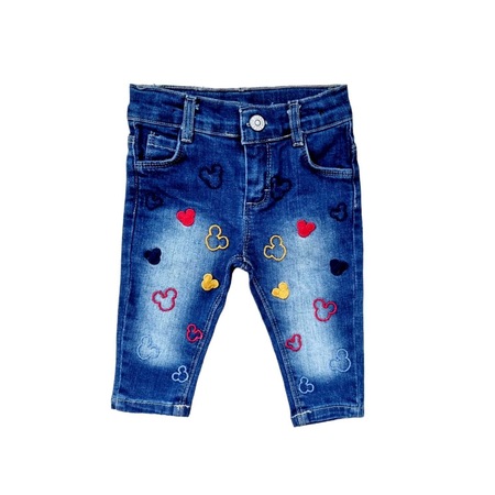 Blugi elastici fetite, model Minnie Mouse - eMAG.ro