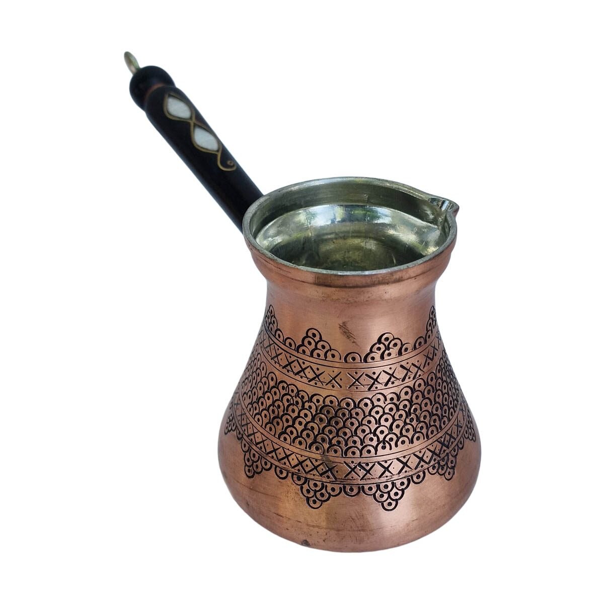 Ibric gravat model turcesc mat din cupru - 400 ml - eMAG.ro