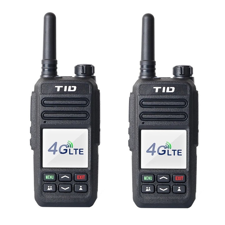 Set 2 Statii Radio 4G, raza de actiune 5000 km, PTT over cellular, SIM ...
