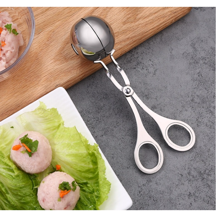 Cleste din inox, ATT®, pentru formare chiftele, bilute inghetata si ...