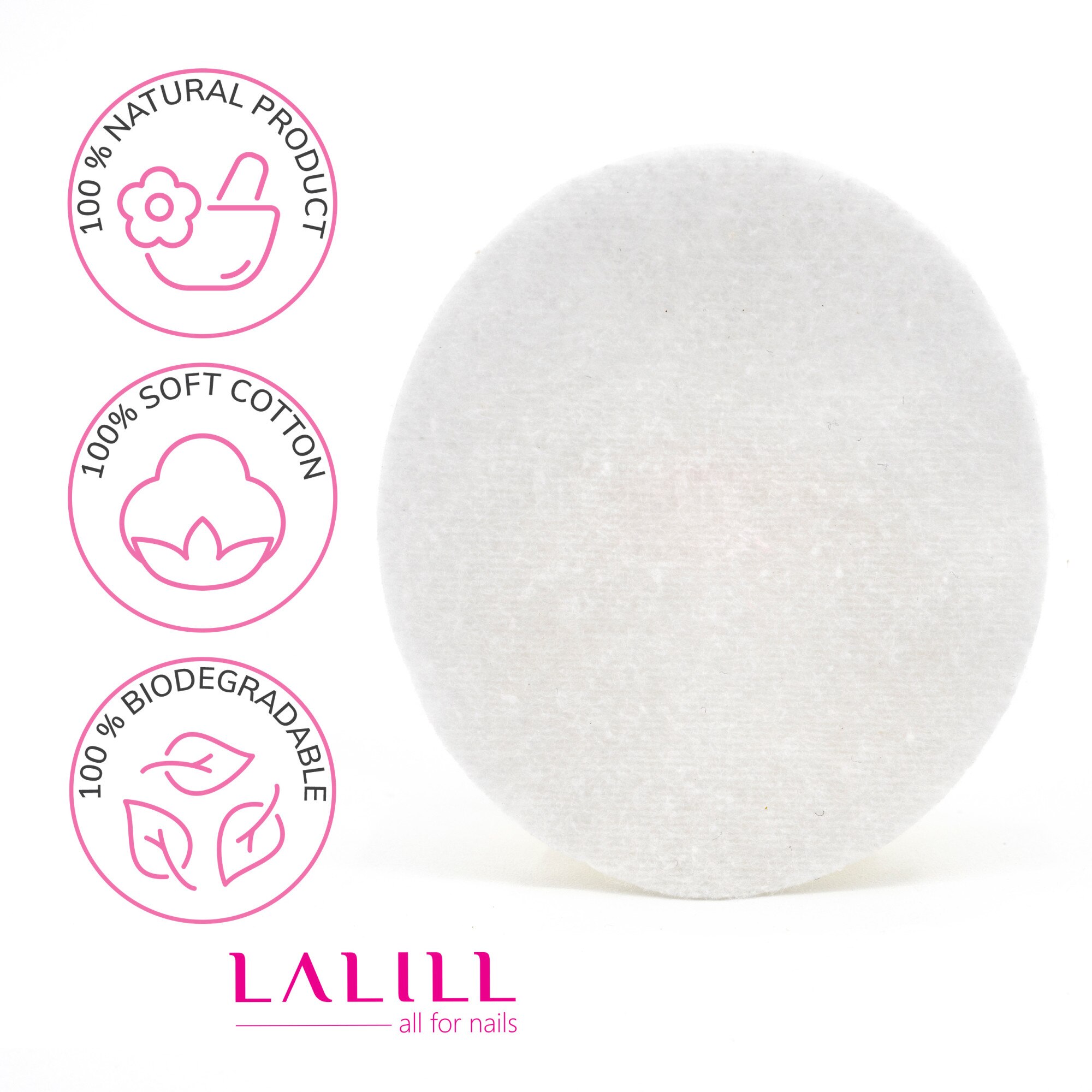 Set 1200 dischete pentru demachiere, LALILL - eMAG.ro