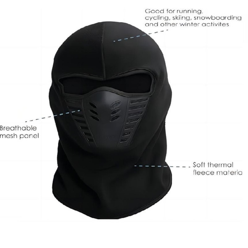 Cagula sport, LLWL, Fleece, Negru - eMAG.ro