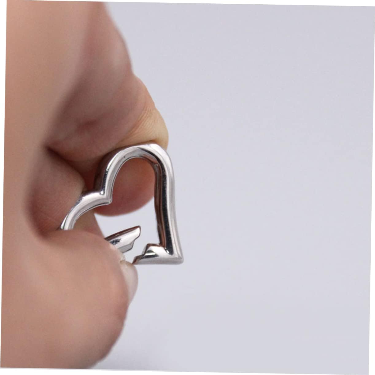 Set 2 carabine multifunctionale, LLWL, Forma inimioara, Inox, 2 x 1.8 ...