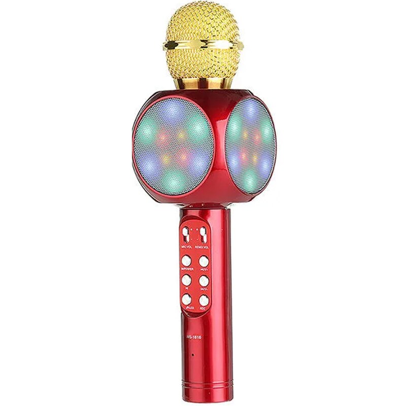 Microfon Karaoke pentru copii NYTRO Pro 9, Bluetooth, Lumina RGB, Radio ...