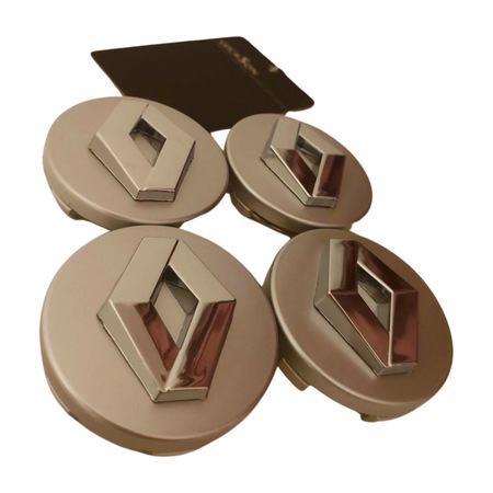 Set 4 capace jante Renault argintiu exterior: 60mm, interior: 56mm ...