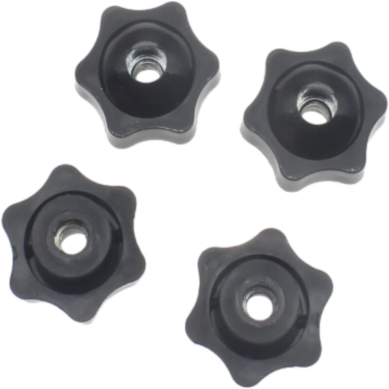 Buton stea cu filet, Sunmostar, Plastic, Negru, M5 - eMAG.ro