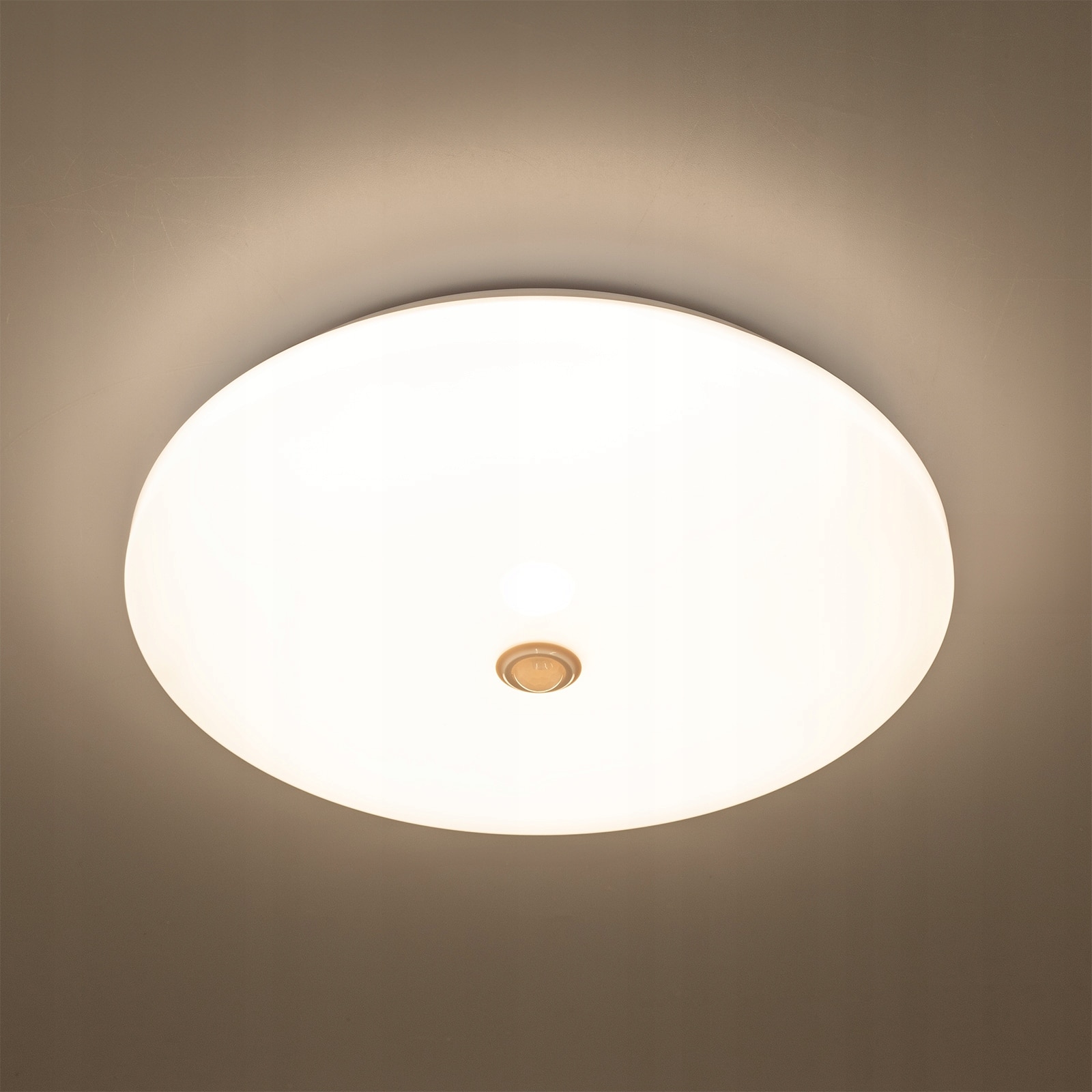 Plafoniera LED, 12W, 1400 lm, IP44, 26cm, Alb, clasa energetica E, Tip ...