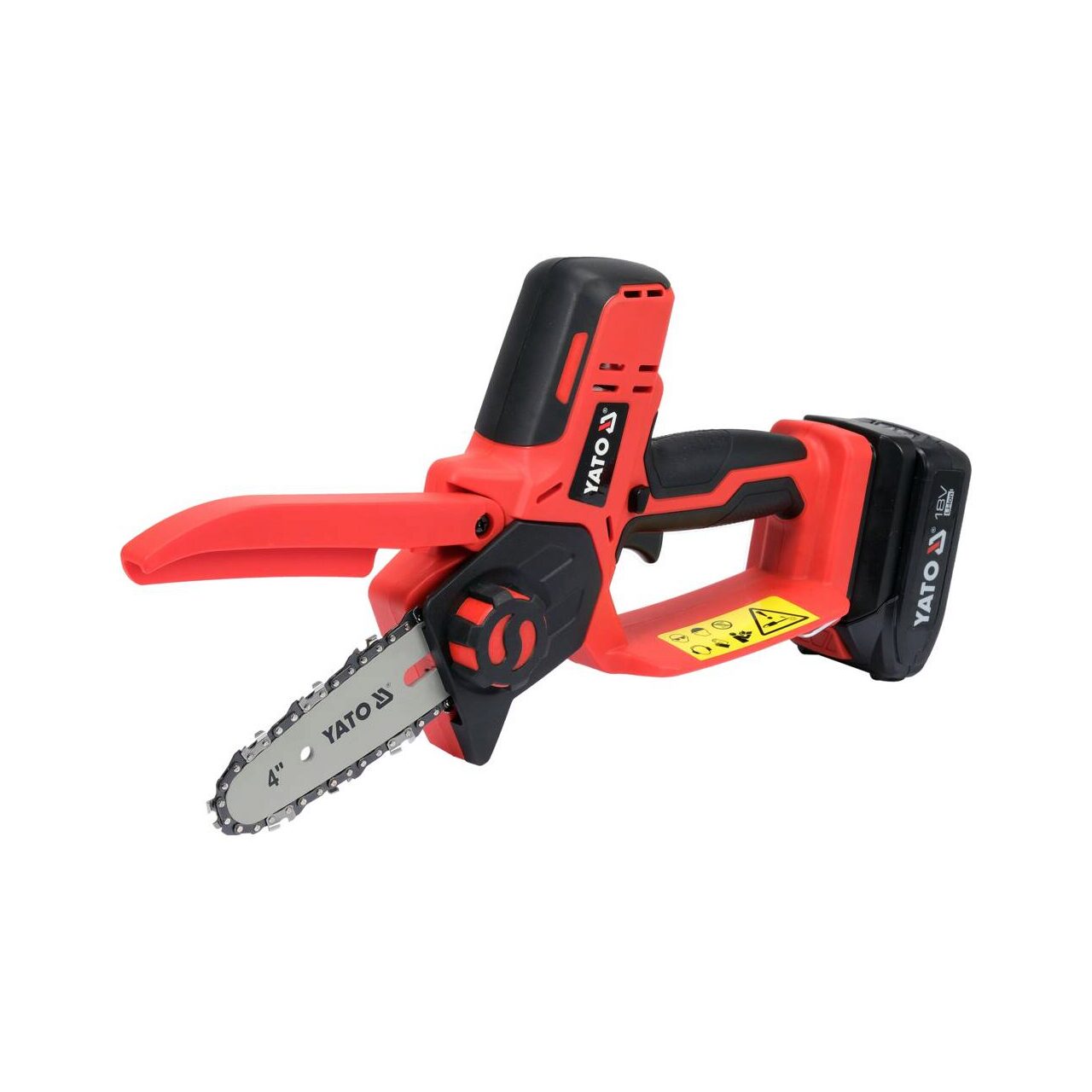 Mini drujba electrica cu lant 10cm cu acumulator Li-Ion 18 V, 2.0Ah si ...