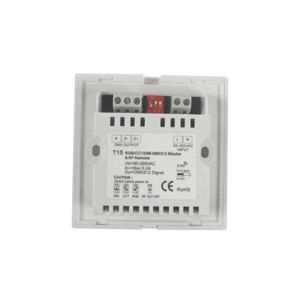 Controler LED/DMX RGB/CCT/DIM RF, BOWI, 2.4 GHz, Alb - eMAG.ro