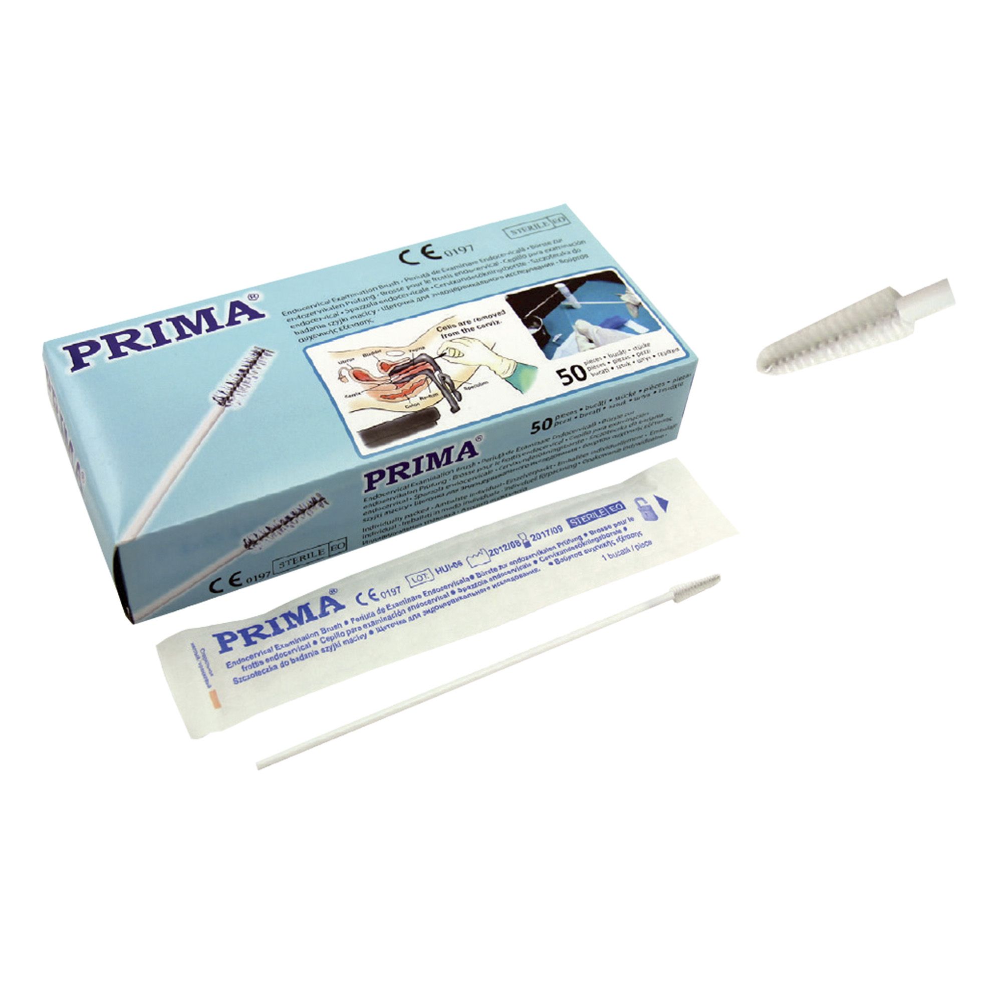 Periute recoltare endo-cervicala, perie nylon sterila, 50 bucati - eMAG.ro