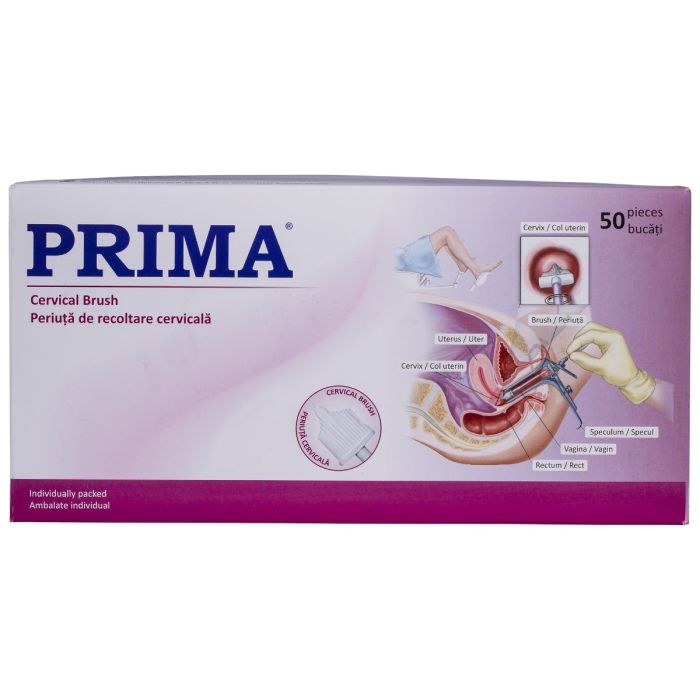 Periute recoltare cervicala, bradut PE, sterila, 50 bucati - eMAG.ro