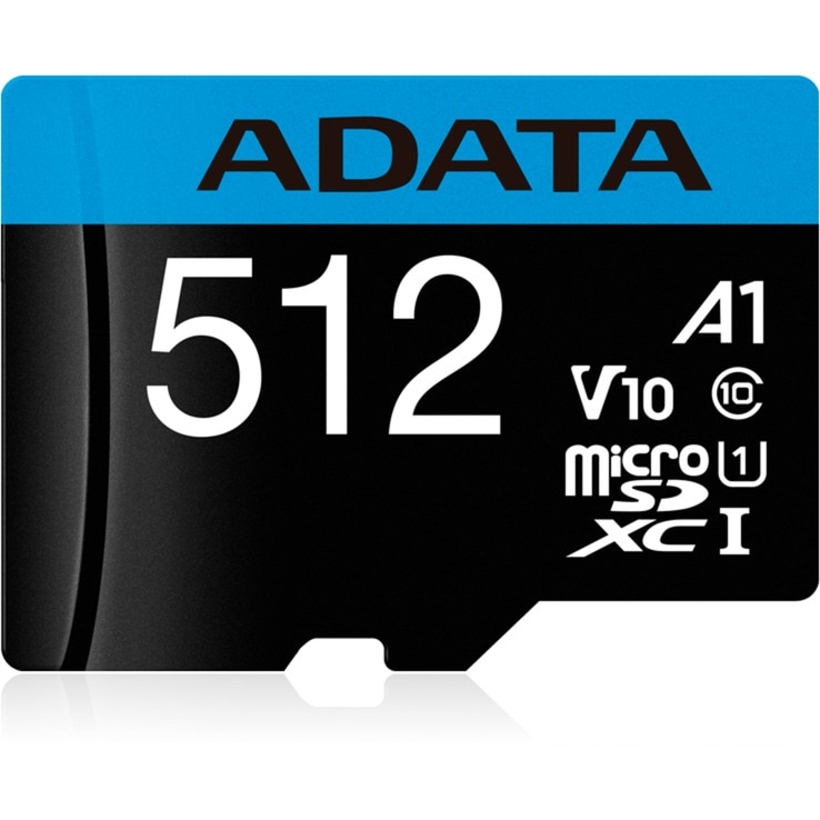 Card MicroSD ADATA, 512 GB, MicroSDXC, clasa 10, standard UHS-I U1 ...