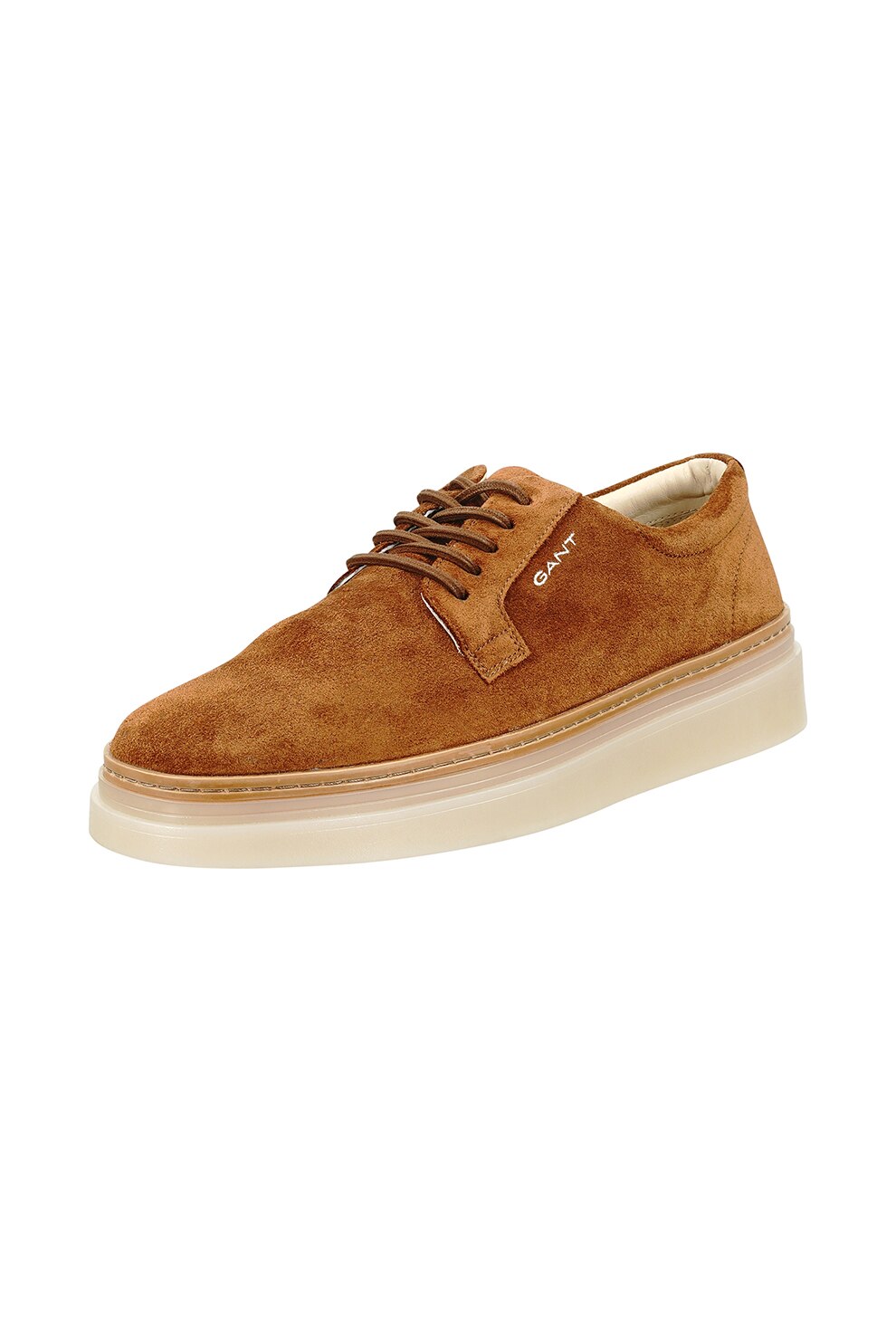Gant, Pantofi casual de piele intoarsa, Caramel, 41 - eMAG.ro